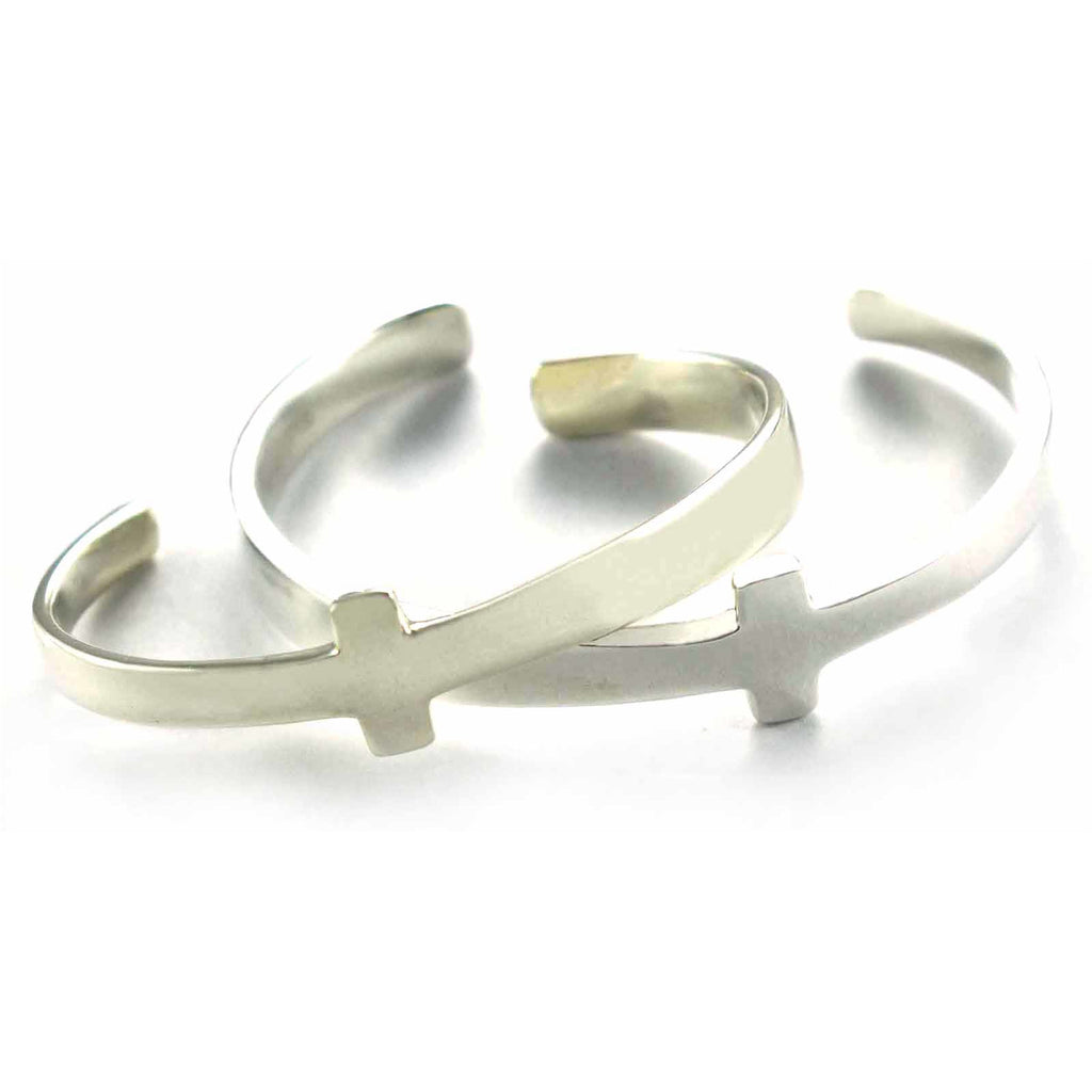 Plain_series_silver_couple_bangle_with_cross_shape_website_1024x1024 ...