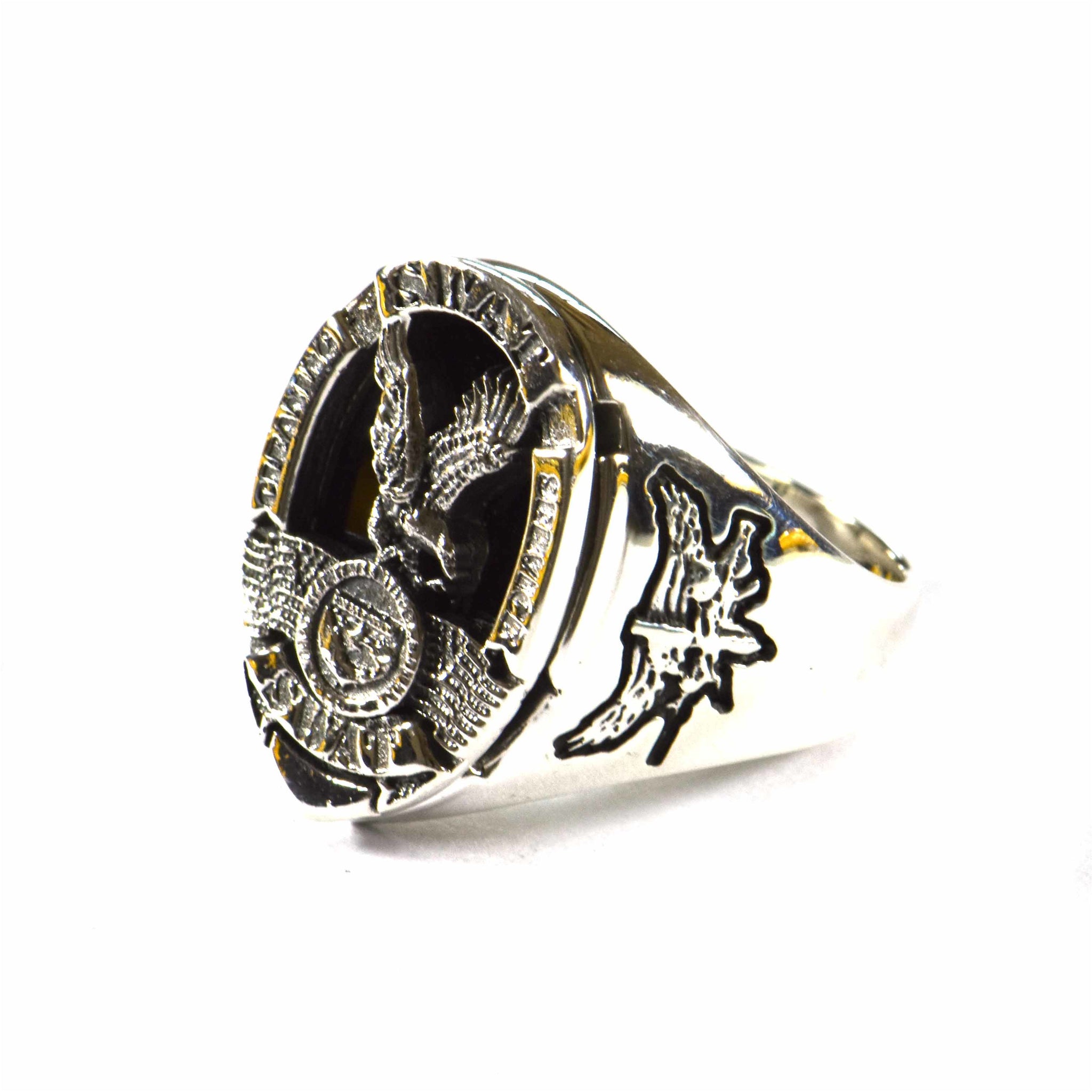 SWAT silver ring